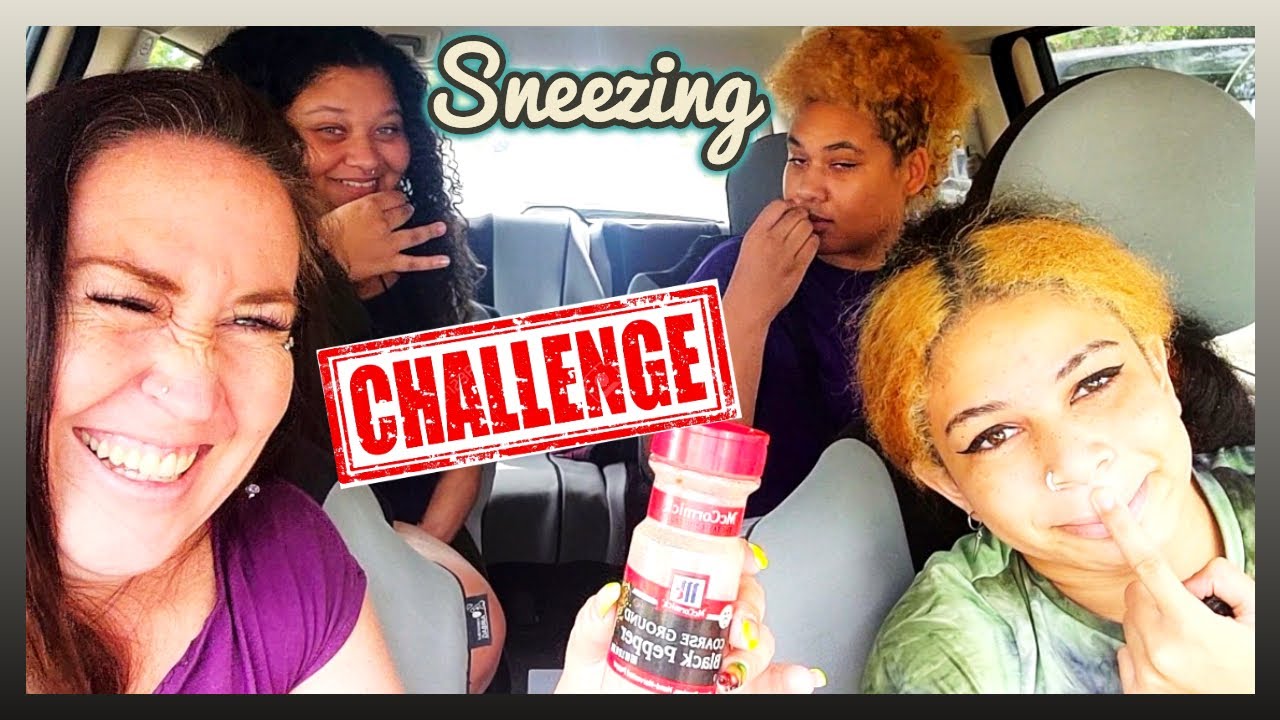 GIRLS TRYING TO MAKE THEMSELVES SNEEZE CHALLENGE - YouTube