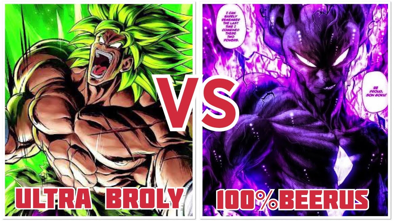 BROLY VS LORD BEERUS || COMPARISON || IF BROLY REACH ULTRA FORM AND ULT ...