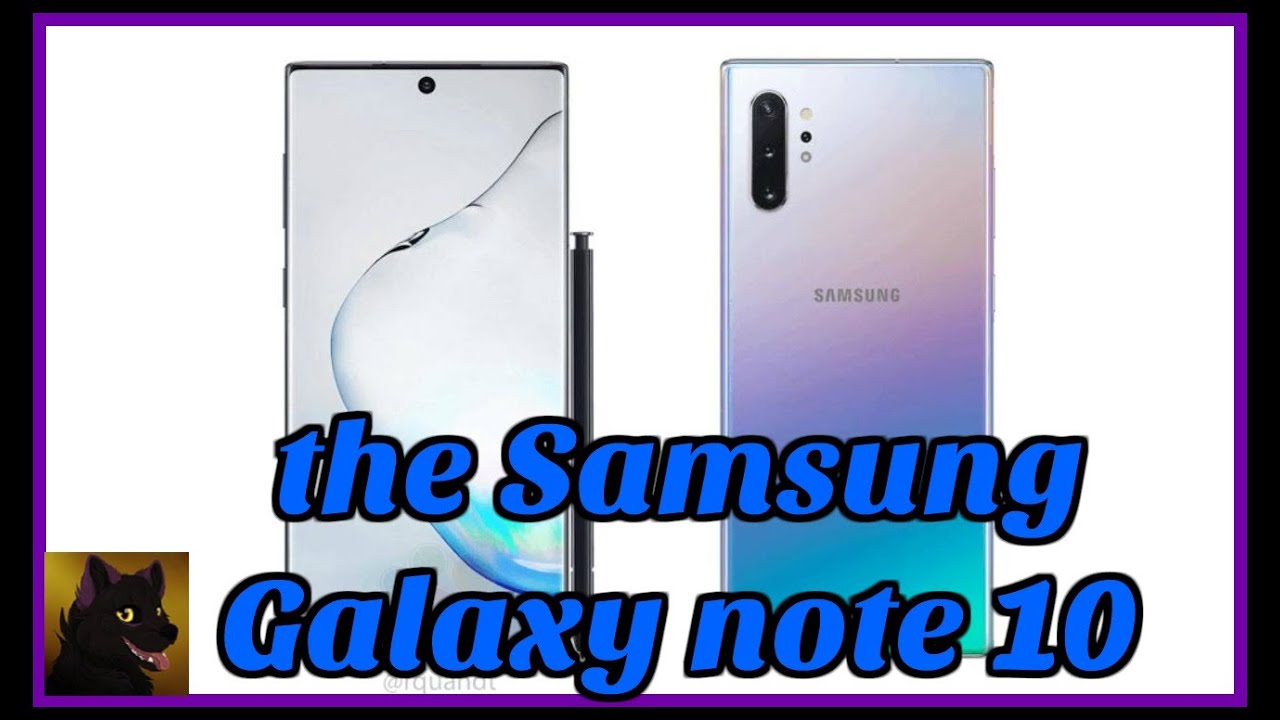 I finally have the Samsung Galaxy note 10 - YouTube