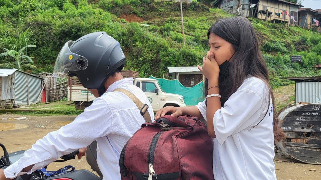 Safe journey APA ASHUK 🏍 🫂 ️👋 #wanchogirl #journey #arunachalpradesh ...