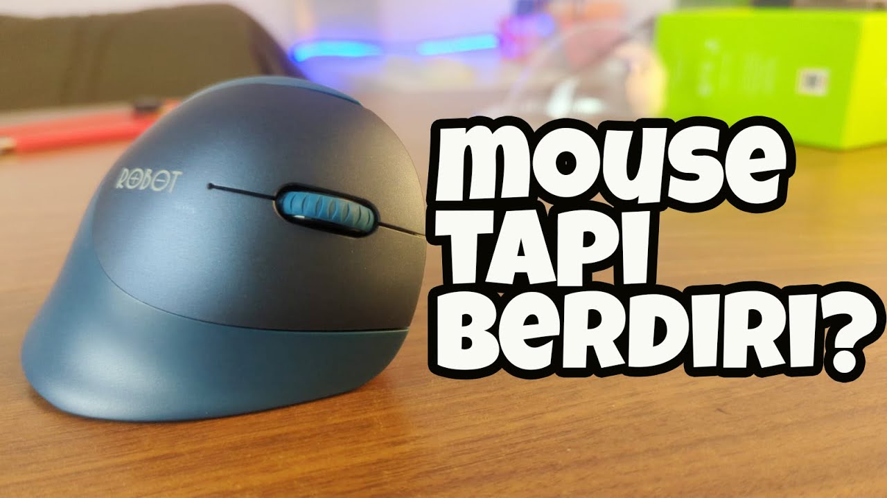 UNBOXING ROBOT Guru Master Vertical Mouse Dual Mode Wireless Bluetooth ...