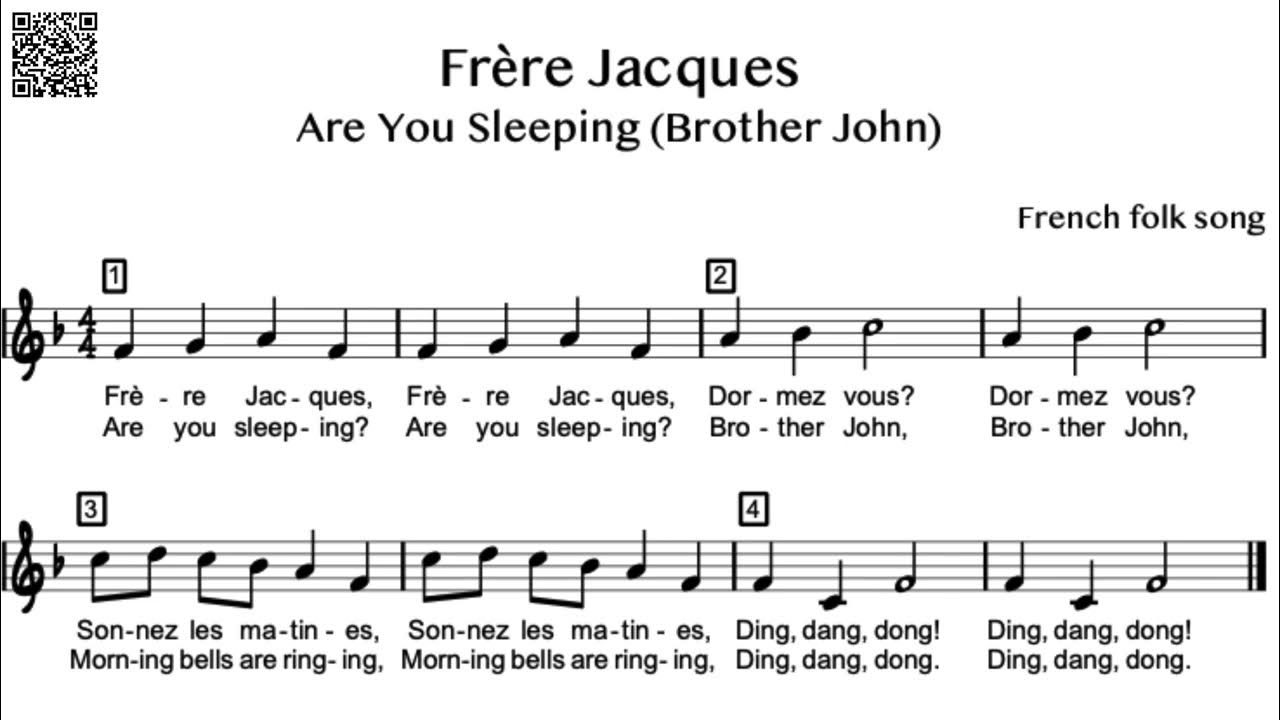 Frere Jacques Are You Sleeping? - YouTube