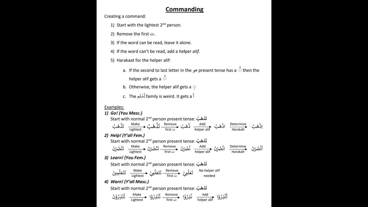 Lesson 24, Part A /Commanding - YouTube