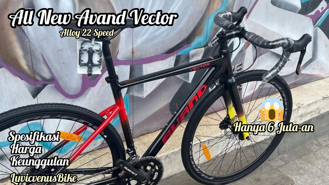 ROADBIKE AVAND VECTOR 22 SPEED 2021 || Review Lengkap & Keunggulan ...