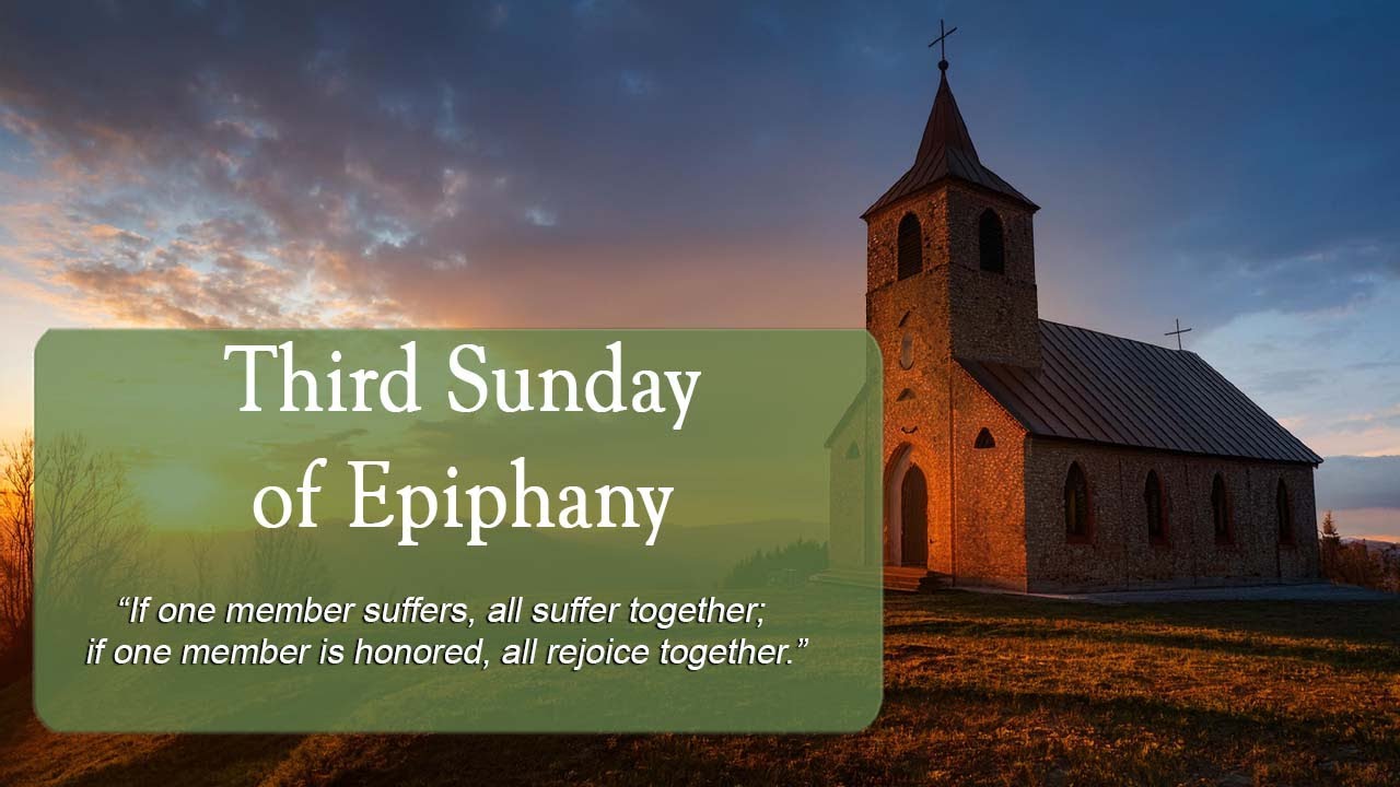 The Third Sunday of Epiphany - January 26th, 2025 - YouTube