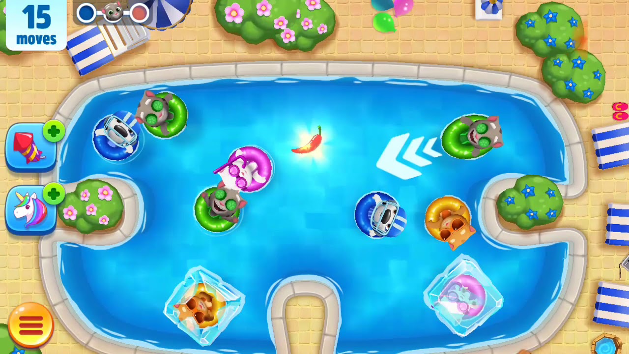 TALKING TOM POOL LEVEL 115 - YouTube