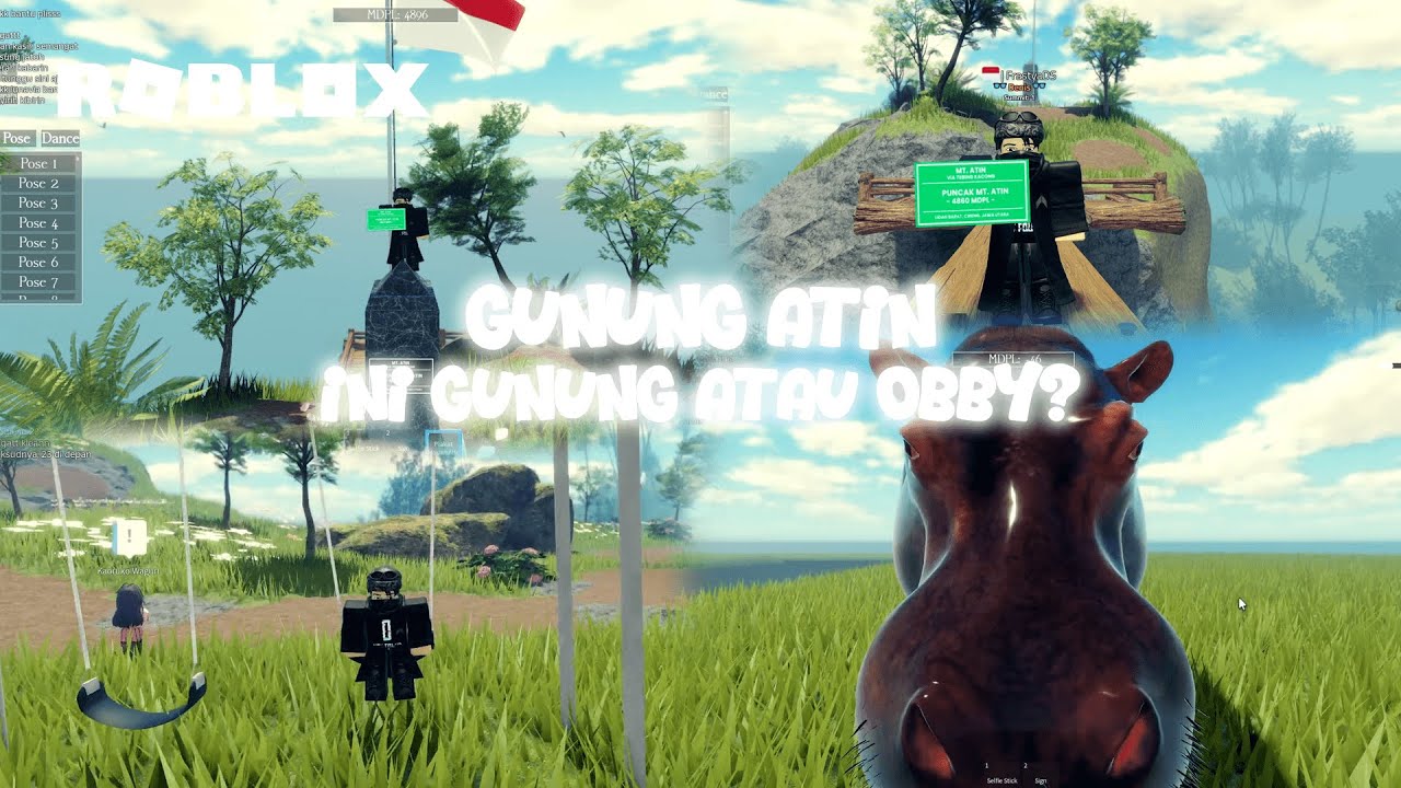 Mendaki Gunung Atin! - Roblox Mount Atin Indonesia - YouTube
