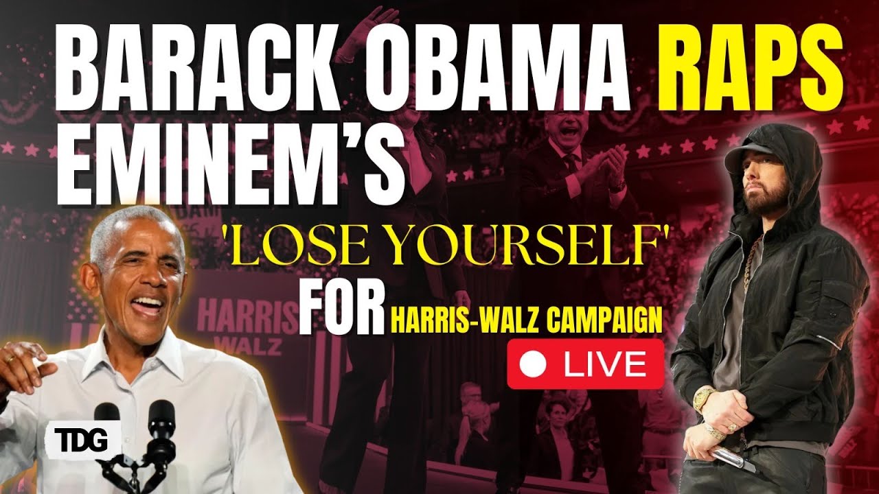Barack Obama LIVE | Barack Obama raps Eminem’s Song 'Lose Yourself' at ...