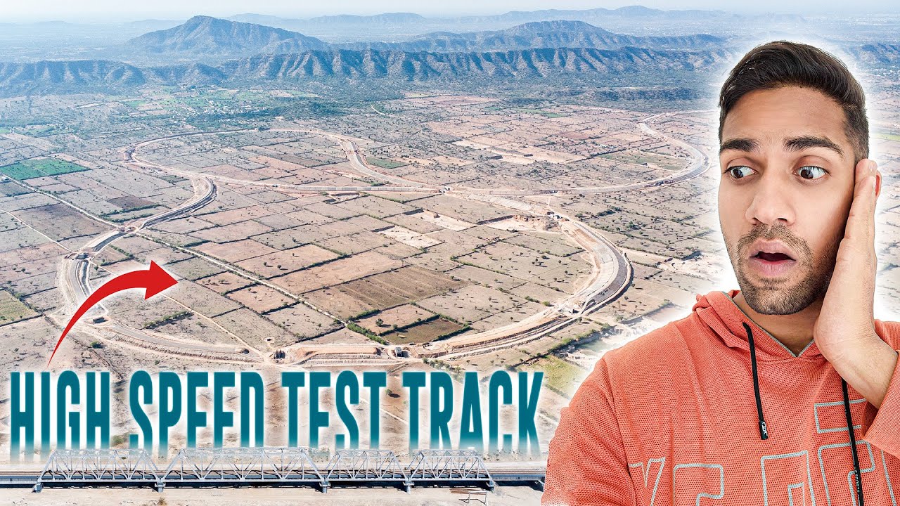 India's 1st High-Speed Rail Test Track | Speed: 230Km/H🔥 - YouTube