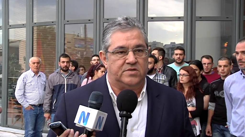 Ο Δ. ΚΟΥΤΣΟΥΜΠΑΣ ΣΤΗΝ ΕΚΘΕΣΗ ΤΟΥ ΚΚΕ ΣΤΟ ΧΑΪΔΑΡΙ ΓΙΑ ΤΗΝ ΑΝΤΙΦΑΣΙΣΤΙΚΗ ...