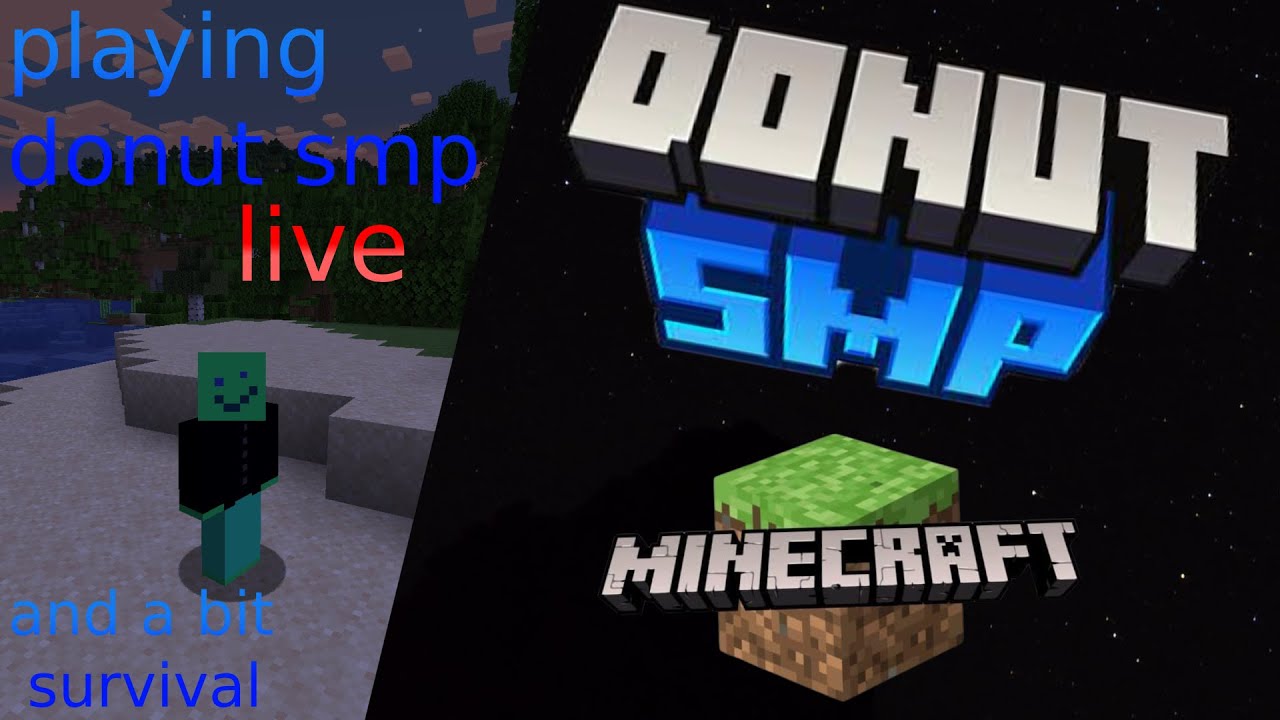 playing donut smp live - YouTube