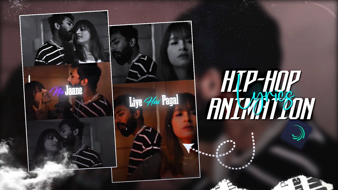 HIP HOP LYRICS ANIMATION \ - alight motion preset - YouTube