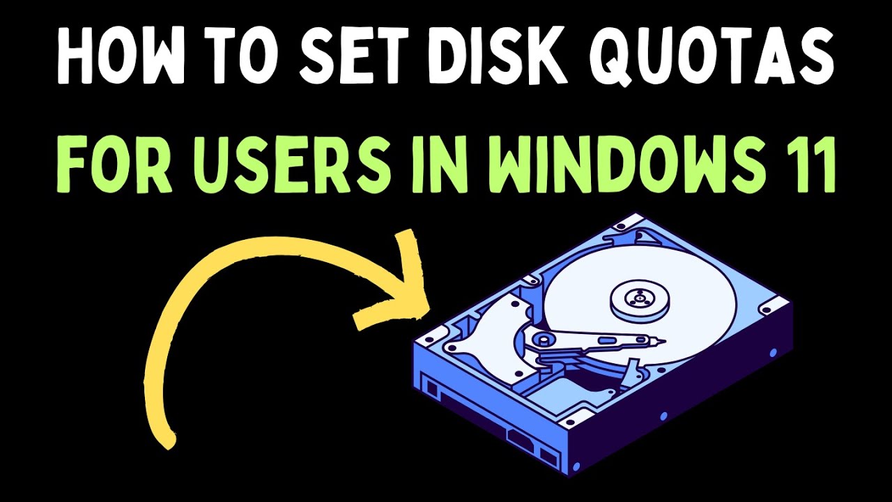 How to Set Disk Quotas for Users in Windows 11 - YouTube