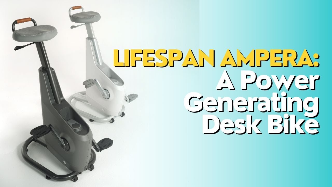 LifeSpan Ampera: A Power Generating Desk Bike - YouTube