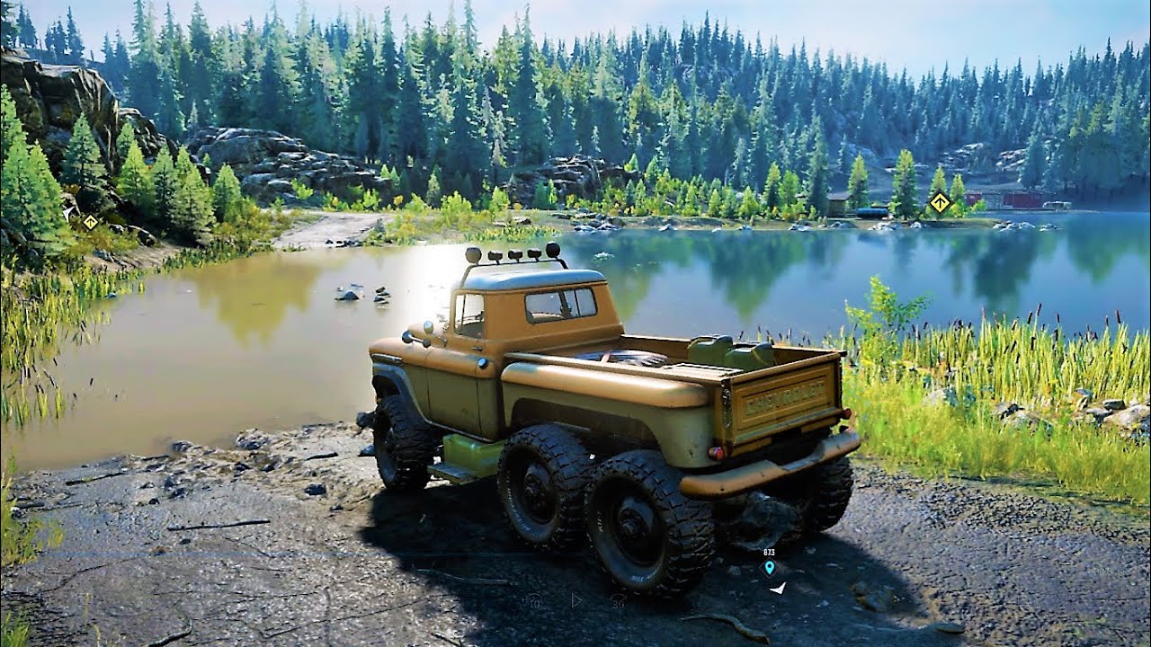 Extreme 6X6 River Crossing || SNOWRUNNER PREMIUM EDITION || Gameplays ...