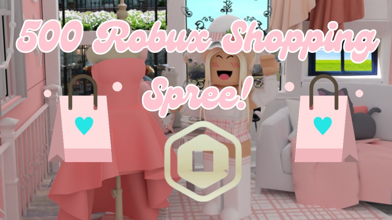 500 Robux Shopping Spree!! - YouTube