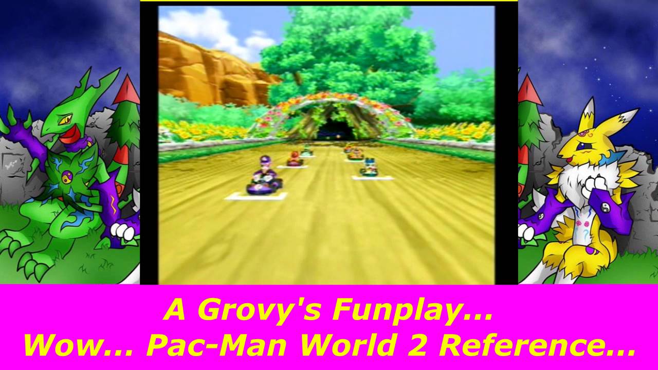 Pac-Man 35th Anniversary Random Fun: Mario Kart Arcade GP part 01/03 ...