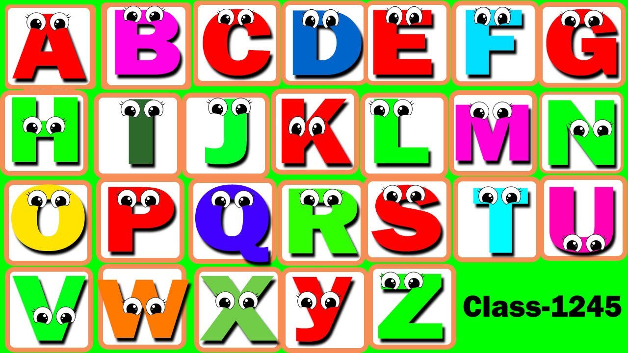 The ABC Alphabet Rhymes || A to Z Alphabet Latters || English Rhymes ...