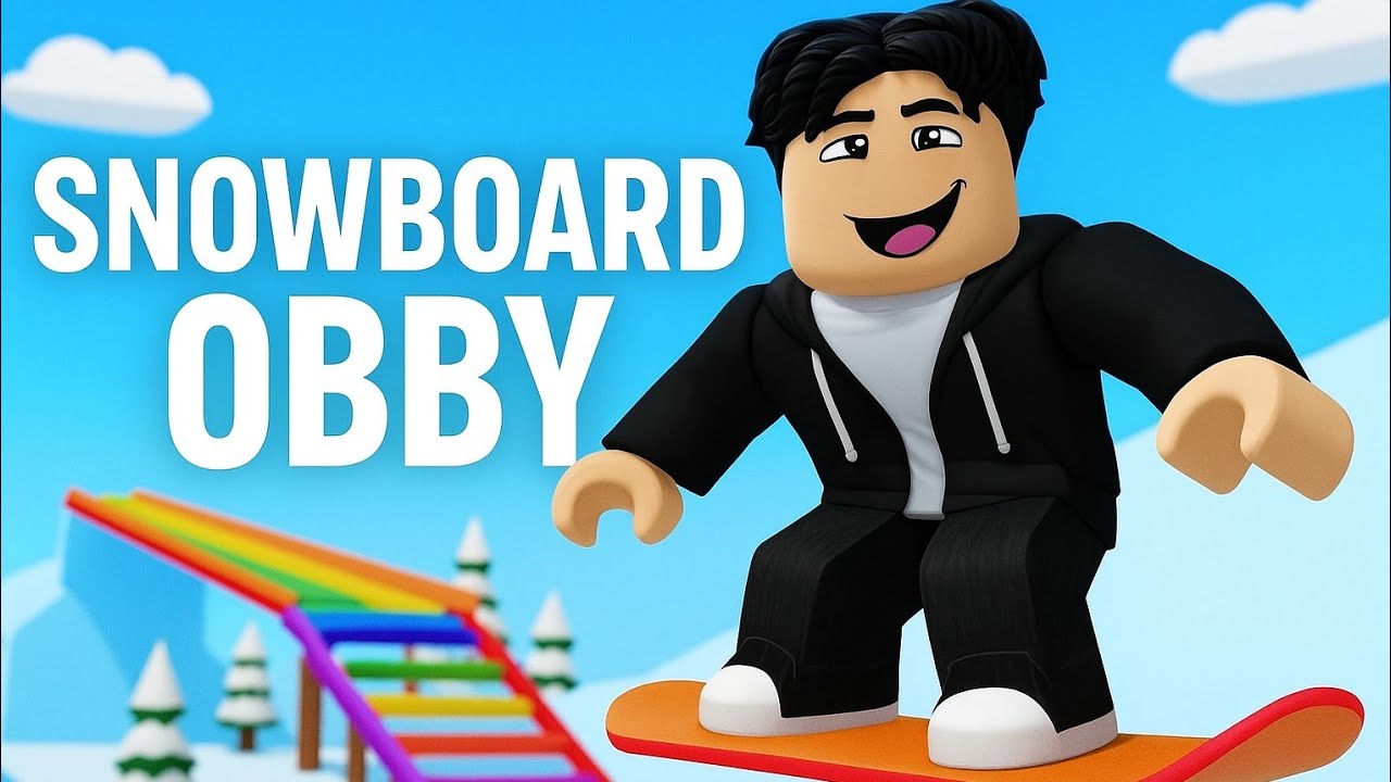 Playing Snowboard Obby In Roblox (84/100% finished) - YouTube