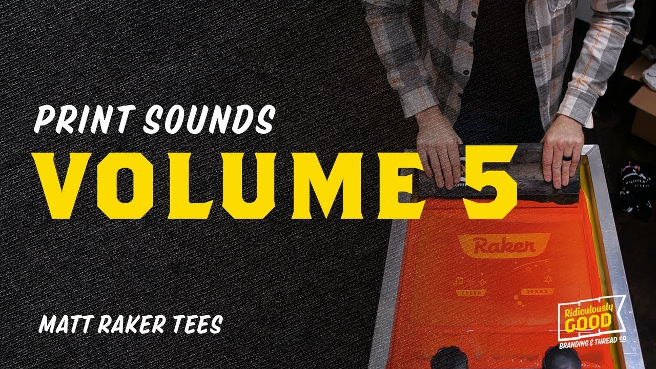 Matt Raker Multi-Color Screen Printed Tees | Print Sounds - YouTube