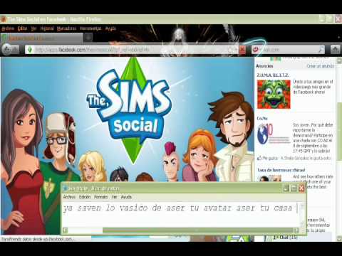jugando los sims social en facebook (Ya no Funciona!!) - YouTube