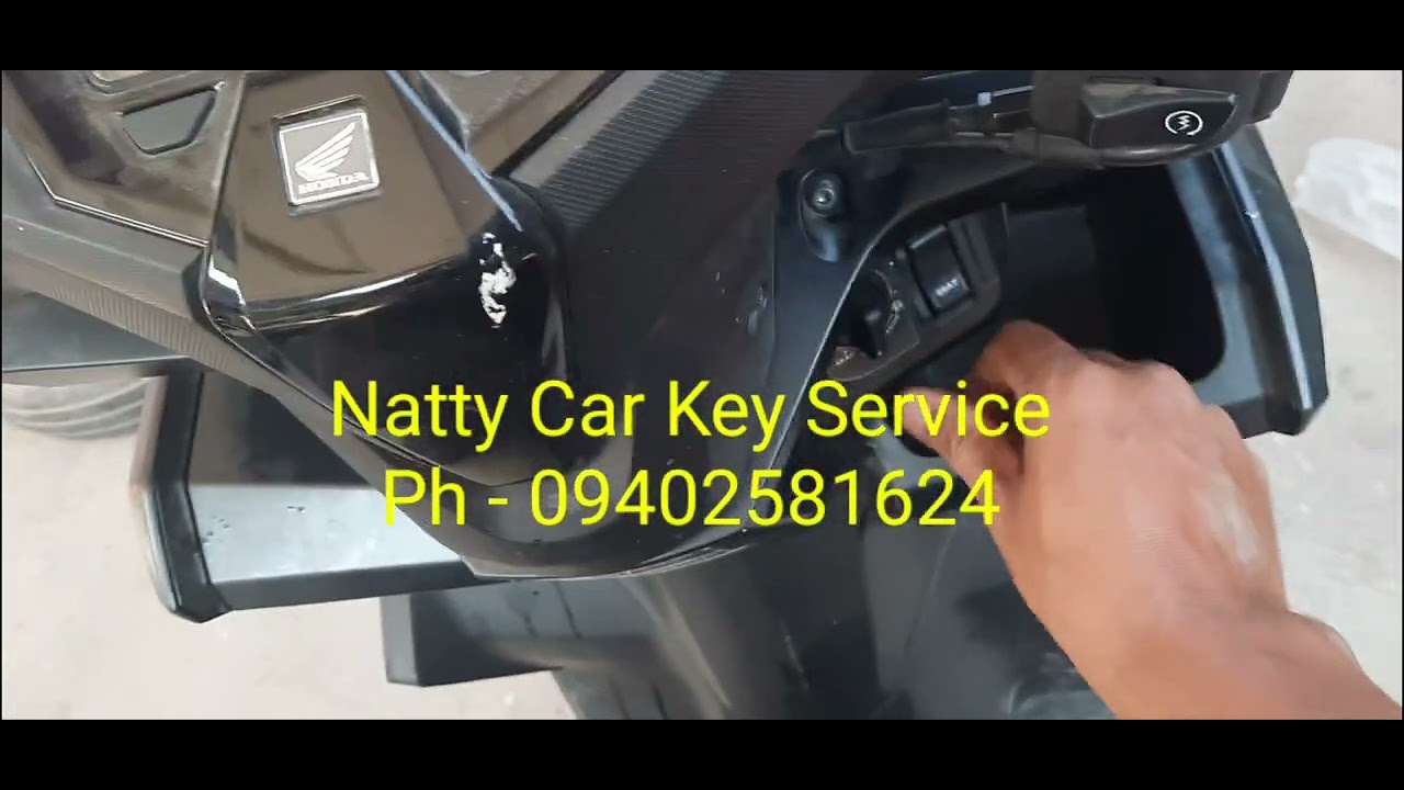 2022 Honda Click 160i ABS Version all smart key lost done by Sir.Thaw ...