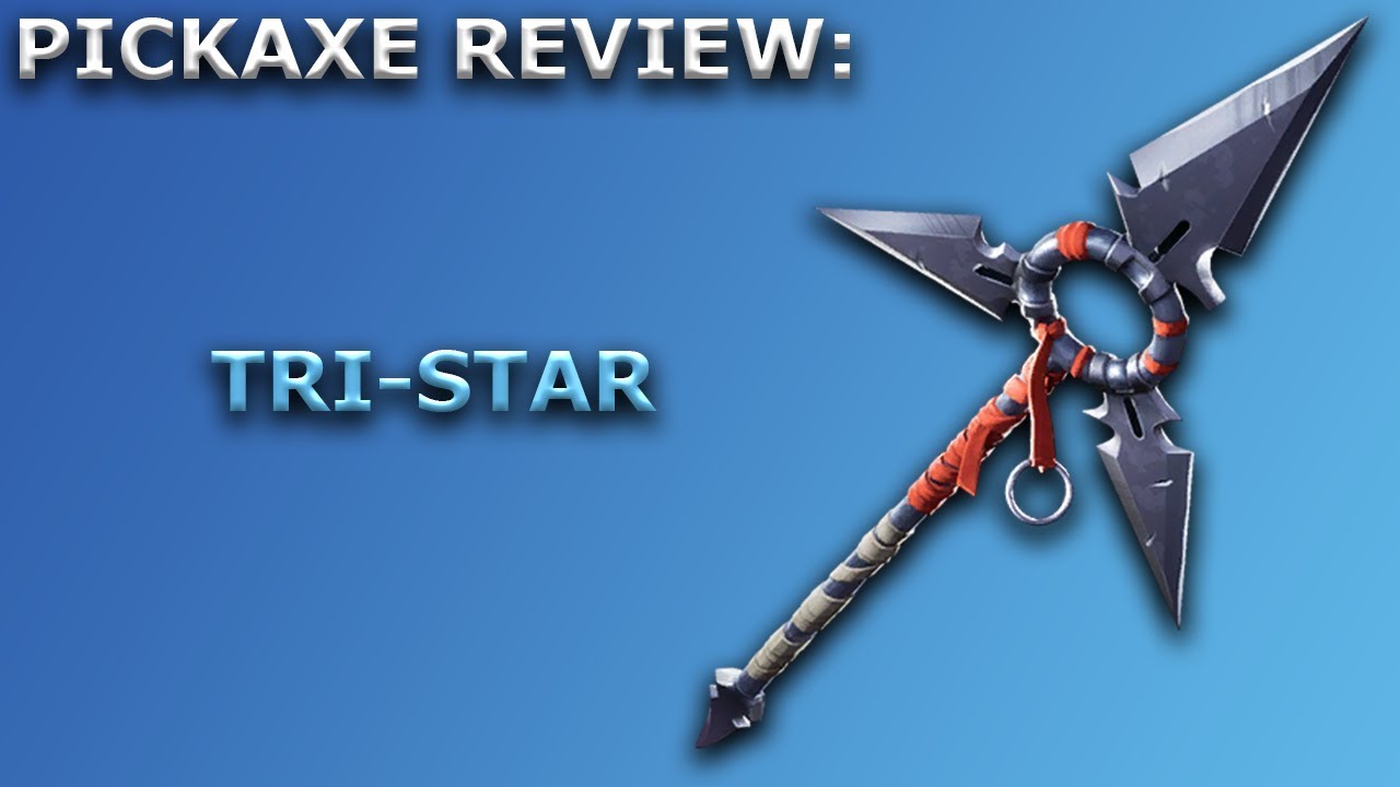 Tri-Star Pickaxe Review + Sound Showcase! ~ Fortnite Battle Royale ...