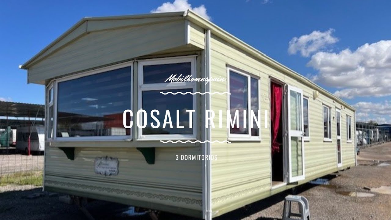 Mobil home inglesa 11x4 tres dormitorios - YouTube