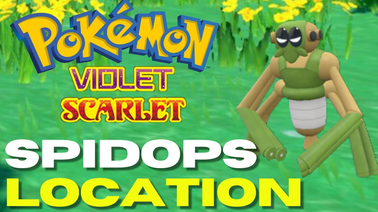 How To Get Spidops In Pokémon Scarlet & Violet (Spidops Location) - YouTube
