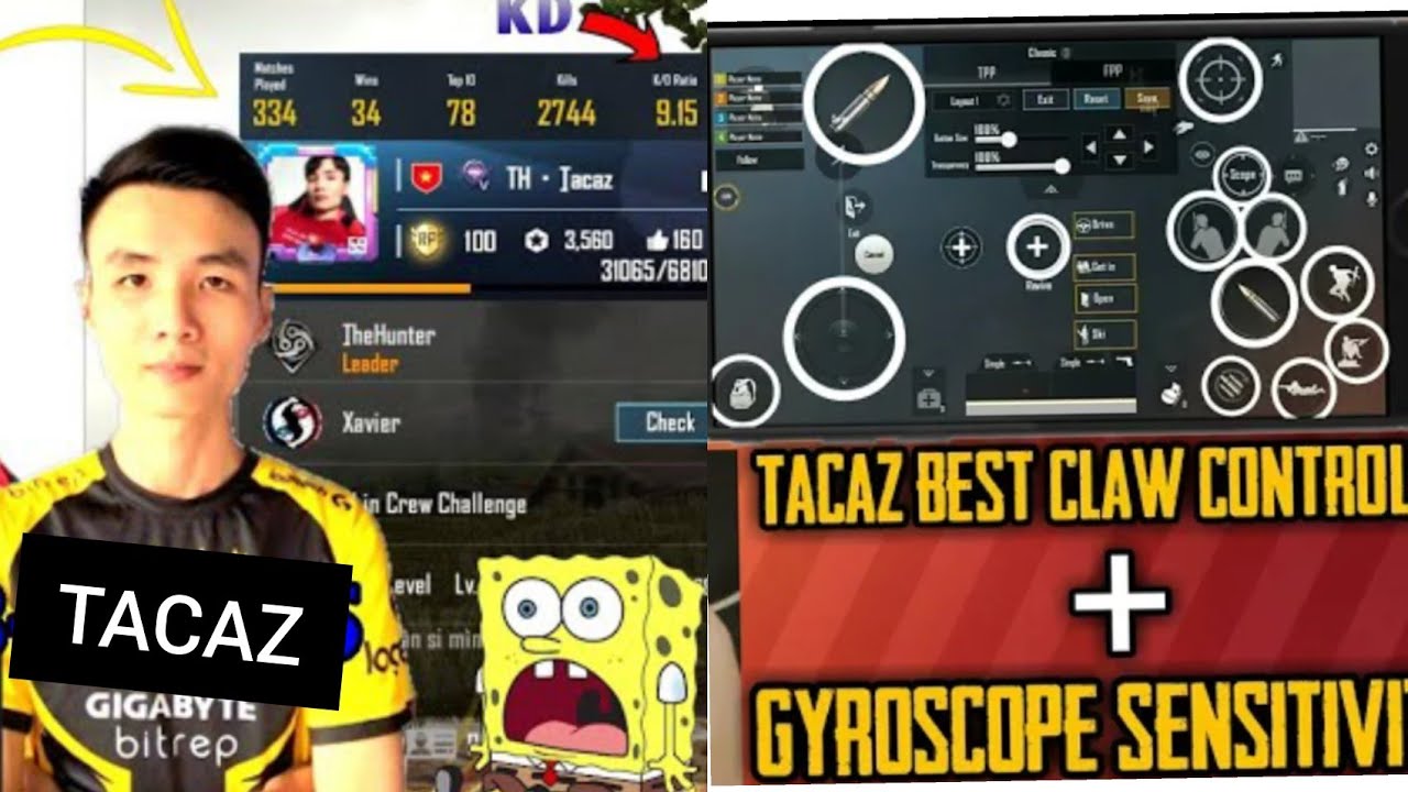 TACAZ PUBG SETTING TACAZ PUBG SENSITIVITY SETTINGS 2020 PUBG MOBILE ...