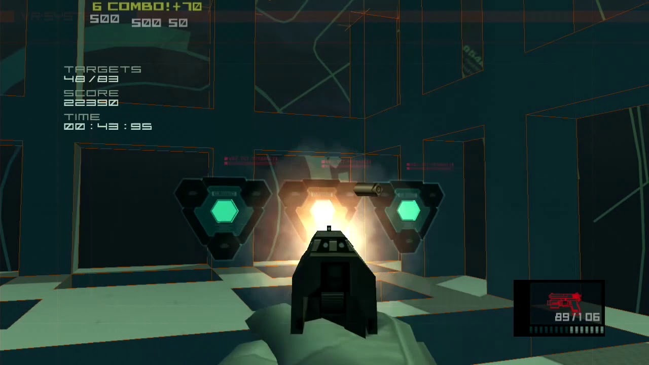 HANDGUN LEVEL 03 - MGS1 SNAKE - WEAPON MODE - VR Missions - Metal Gear ...
