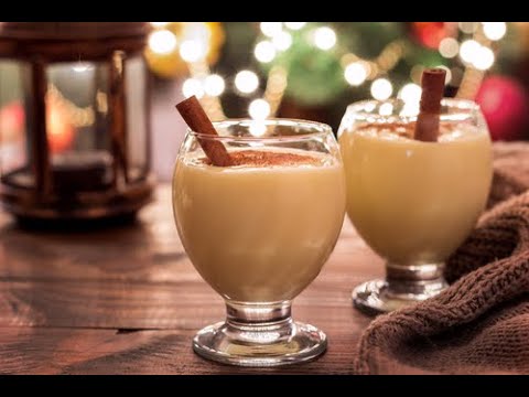 Como hacer ponche casero de huevos. - YouTube