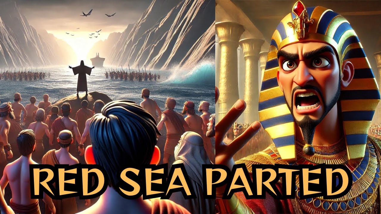 Moses and The Israelites | God Parted The Red Sea | Animated Bible ...