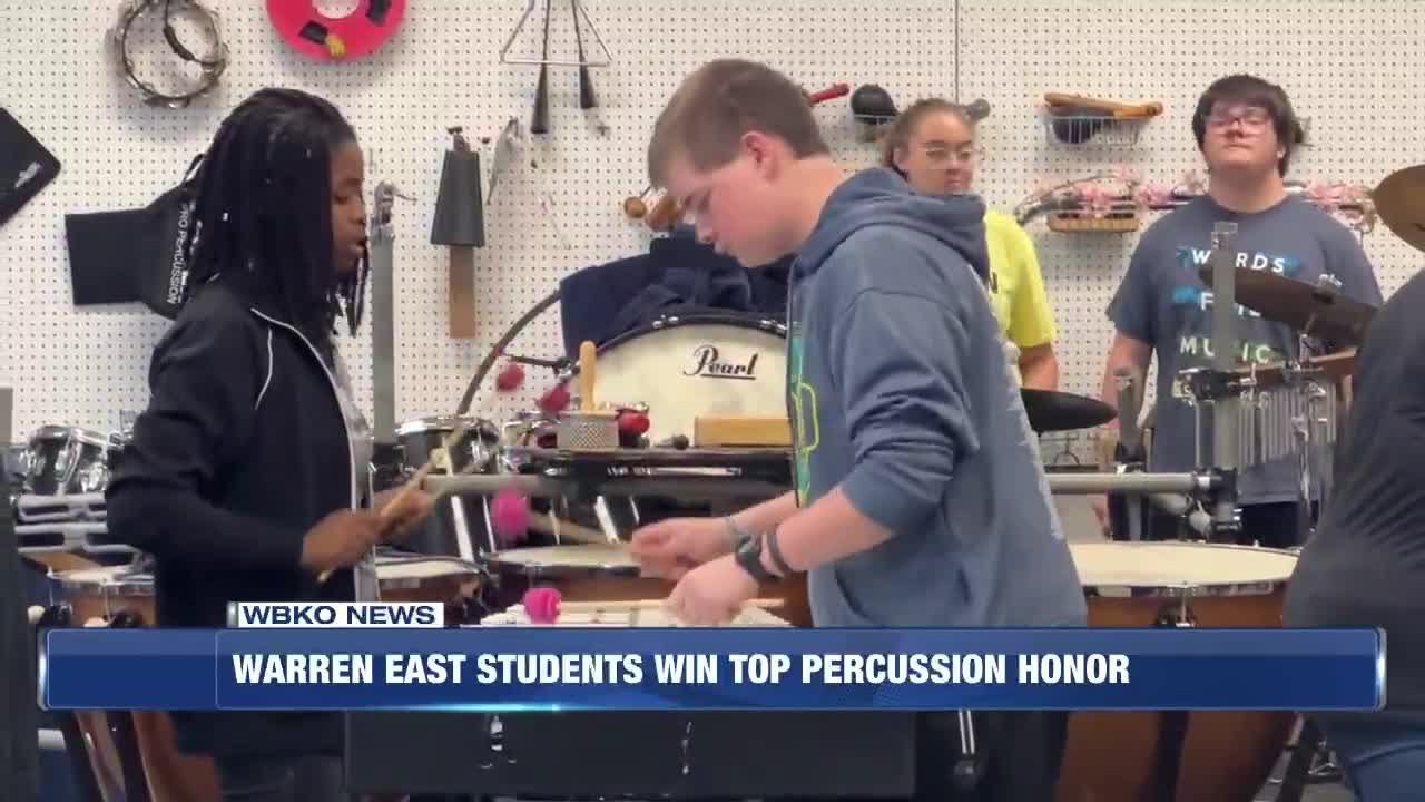 Warren East Percussion Ensemble wins top honor at WGI finals - YouTube