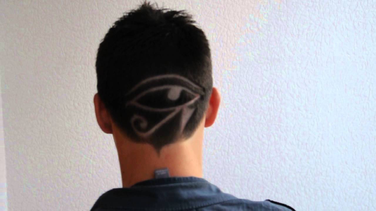 hair cut "Eye of Horus" - YouTube