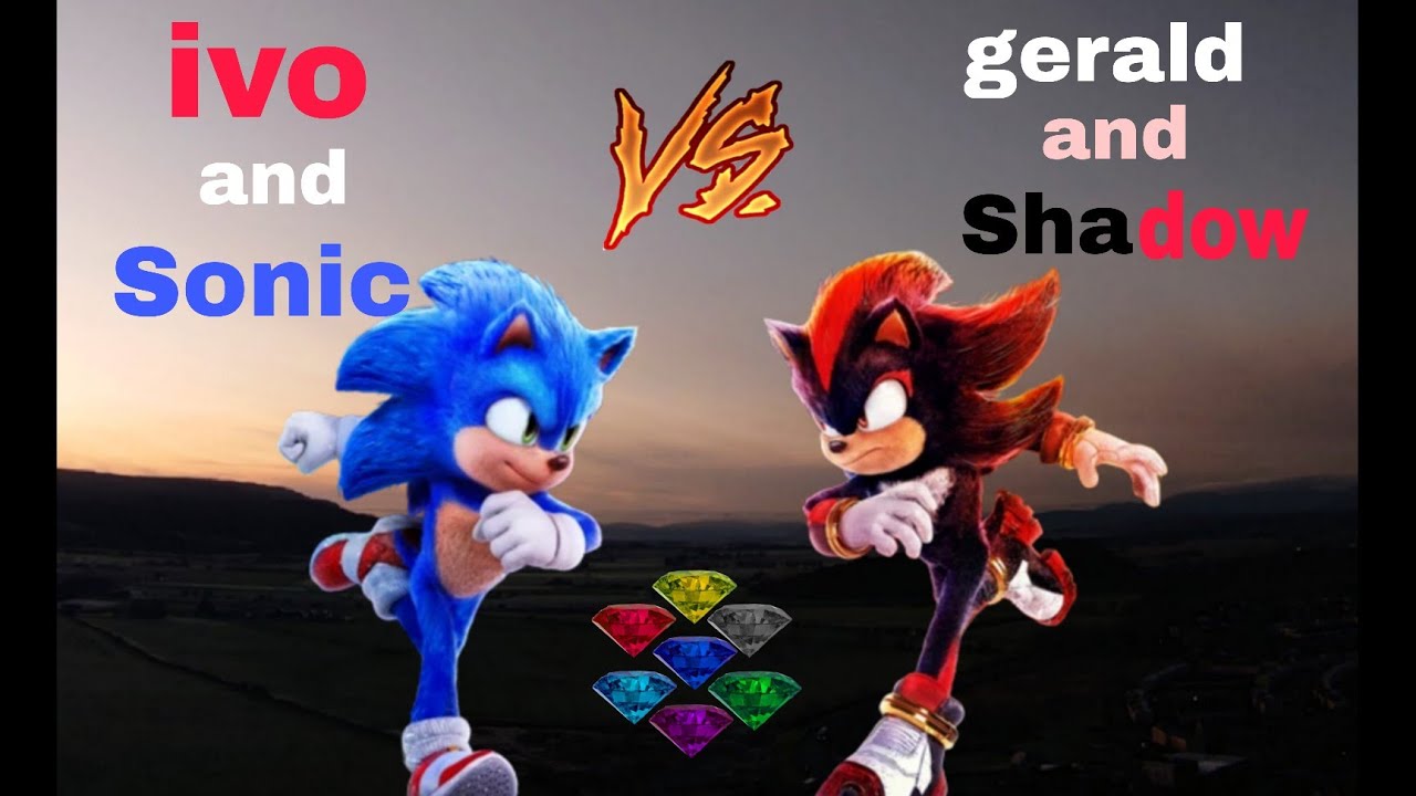 Super sonic and ivo robotnik vs Super shadow and gerald robotnik - YouTube