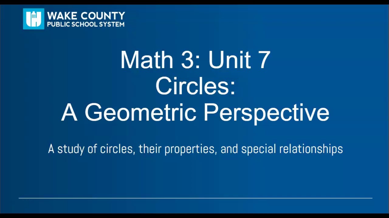 Math 3 Unit 7 Unit Overview - YouTube