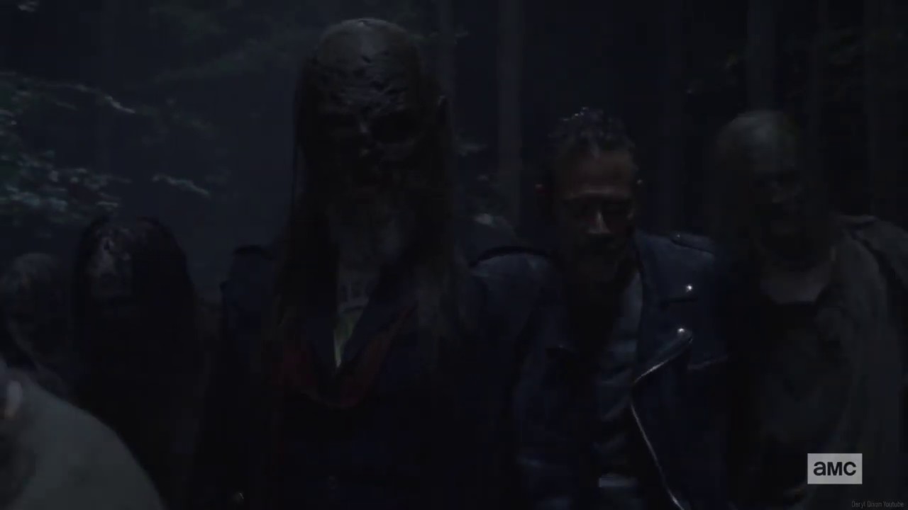 The Walking Dead 10x06 Negan And Beta Standoff - YouTube