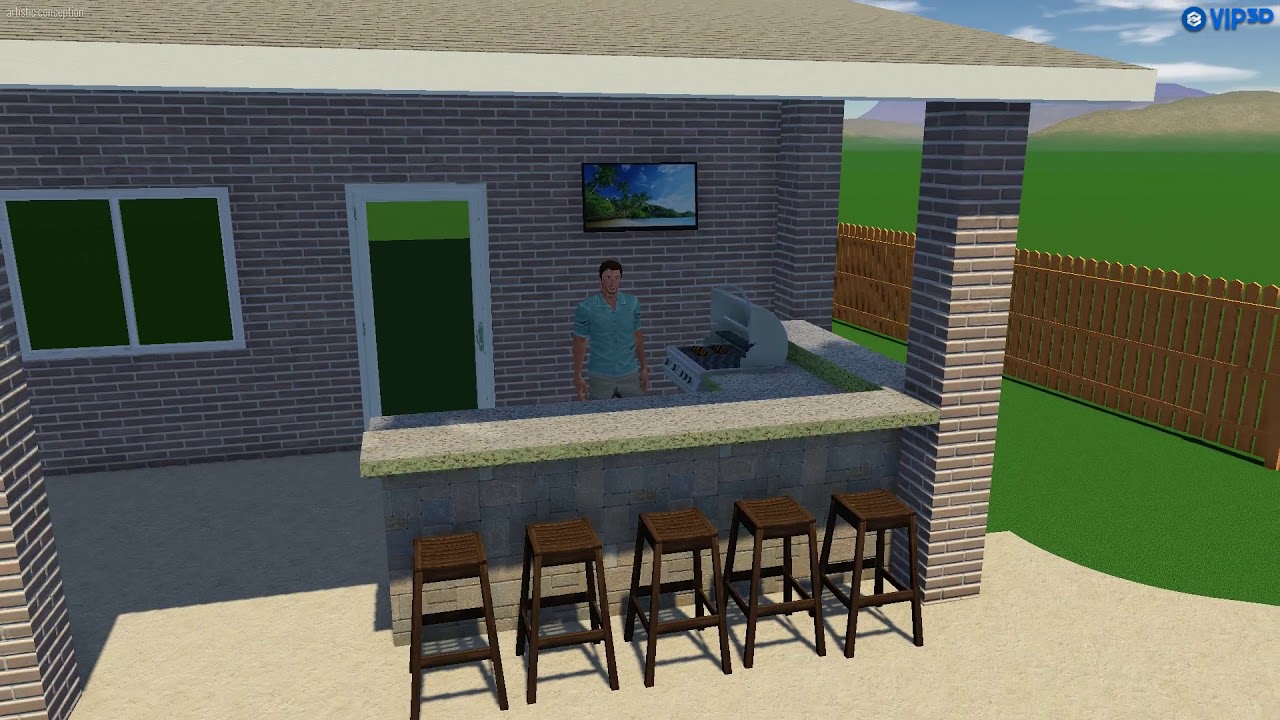 Eusepi Island Life Outdoor Kitchen Vip3D - YouTube