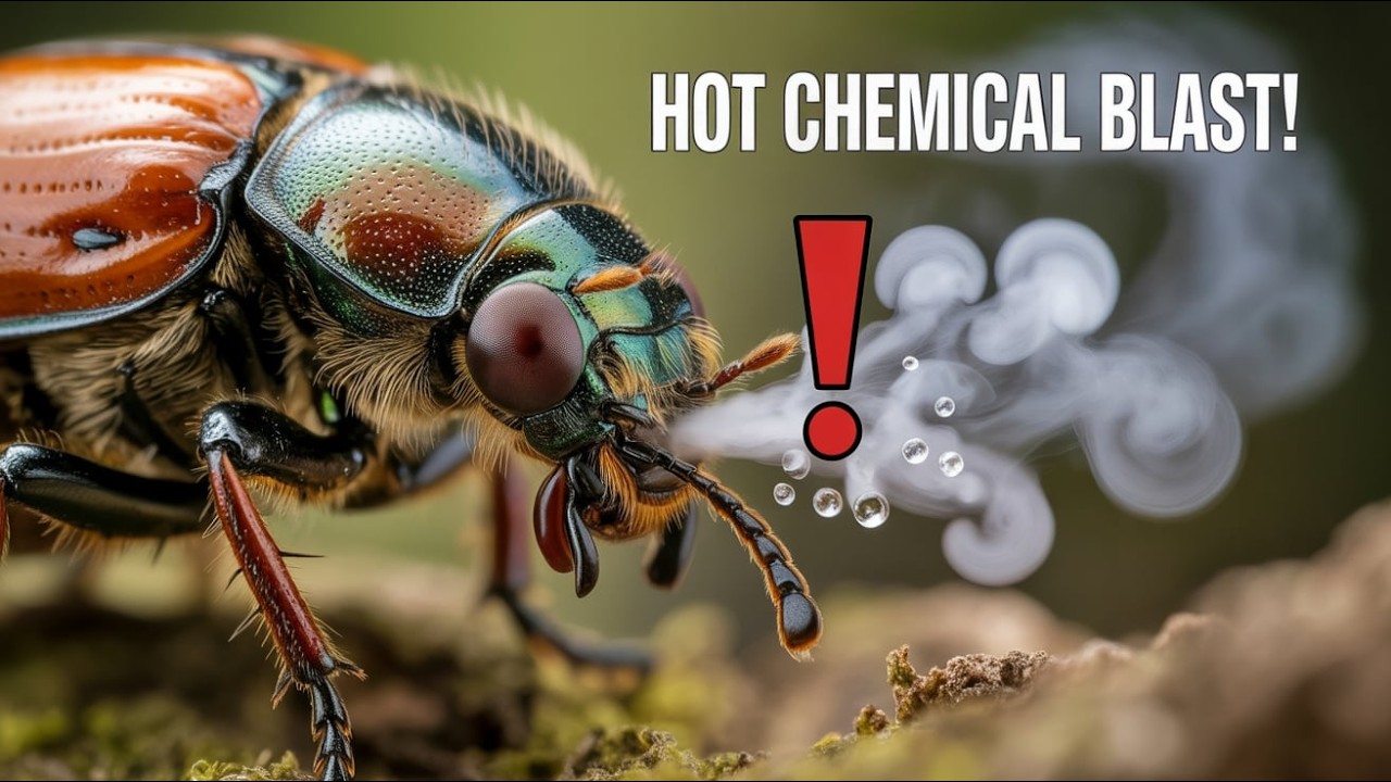 The Beetle That Shoots Boiling Acid (Nature’s Chemical Weapon) - YouTube
