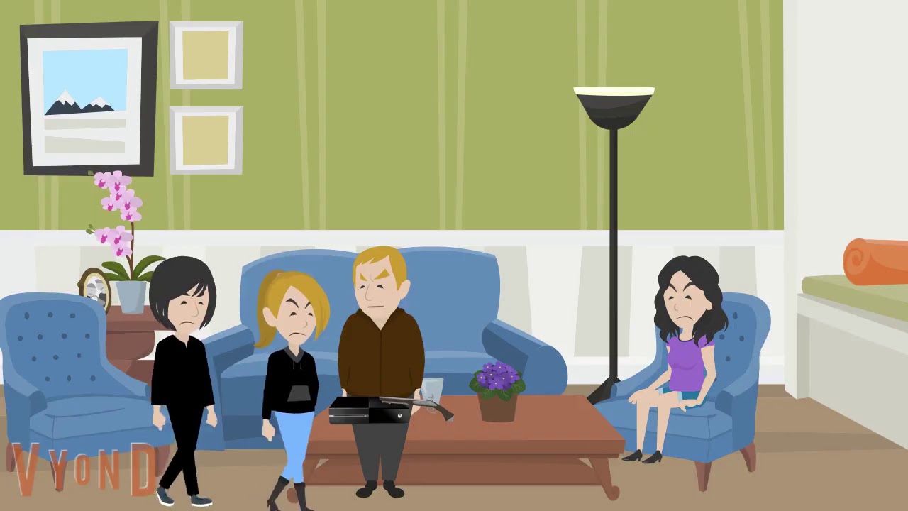 Violette1st Vyond: DAD SHOOTS SON'S XBOX!!! - YouTube