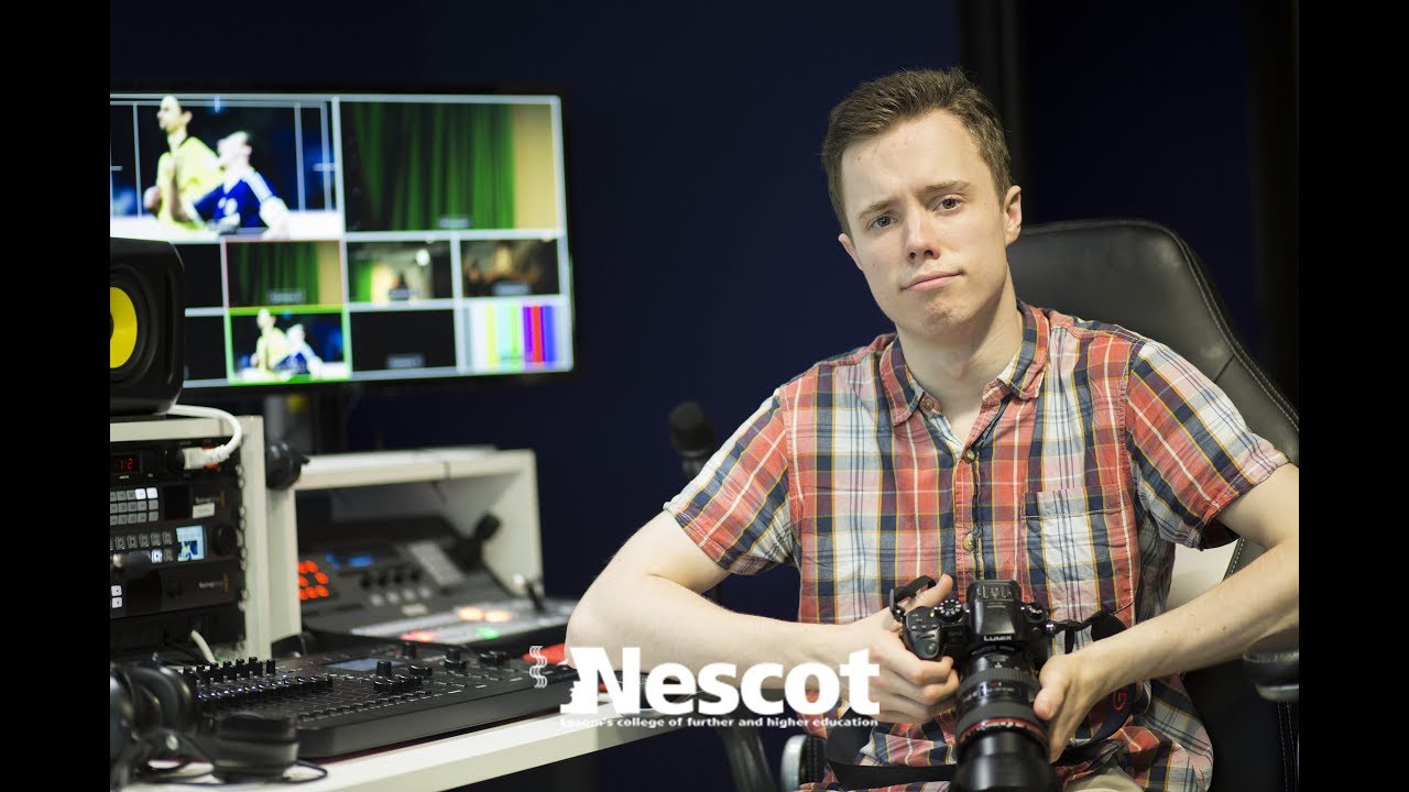 Studying at Nescot: Stuart, Creative Media (Film & TV) HND - YouTube