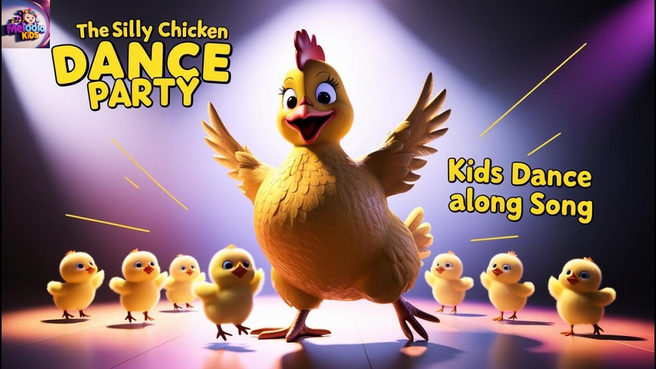 The Silly Chicken Dance Party - Kids Dance Along Song | Fun Movement ...