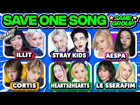 ⭐️ SAVE ONE KPOP SONG PER GROUP DIFFERENT YEARS | SAVE ONE DROP ONE KPOP QUIZ - FUN KPOP GAMES 2026