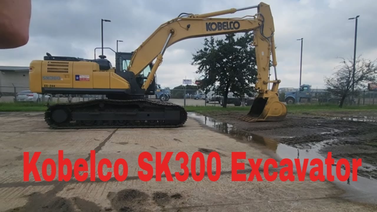 Walk Around on a Kobelco SK300 Excavator at Star Tractor - YouTube