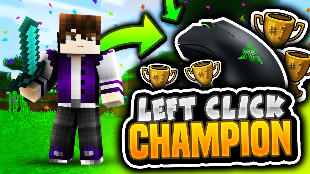 LEFT CLICK CHAMPION (Minecraft Team Skywars) - YouTube