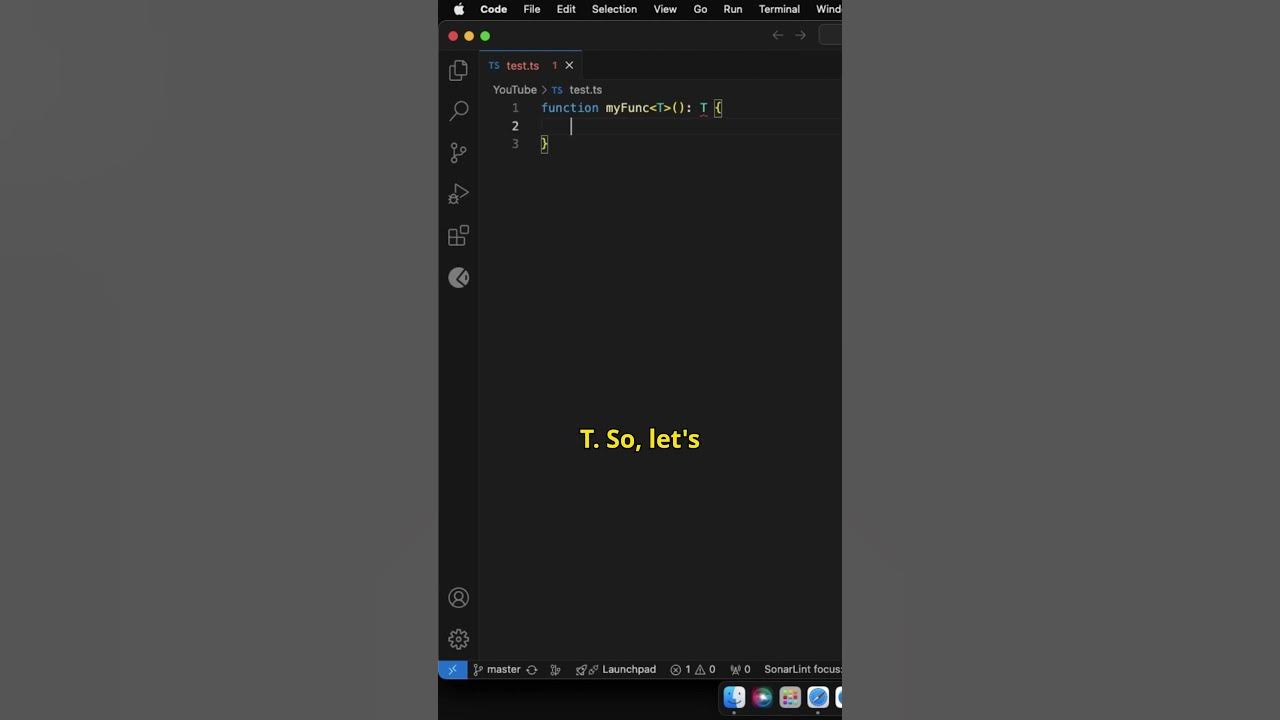 How to create a generic function in #typescript? #coding #programming # ...