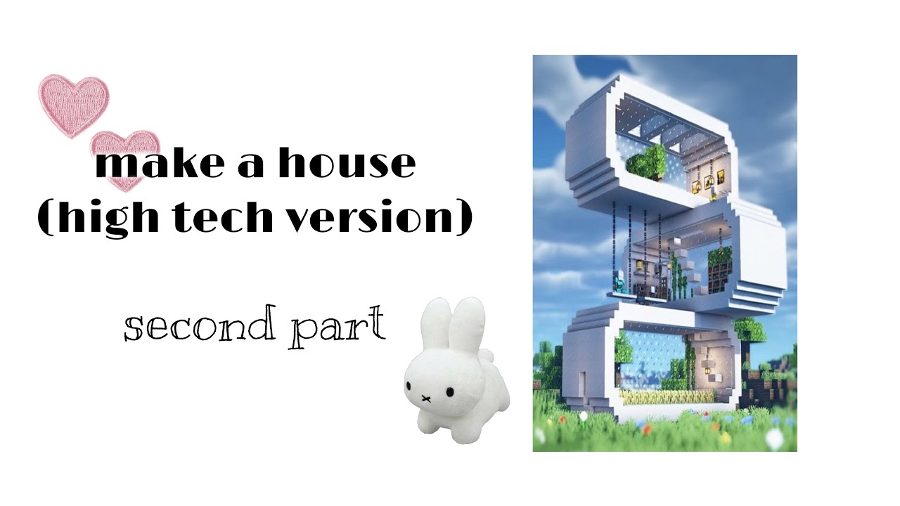 make a high - tech minecraft (multicraft) house (2nd part) - YouTube