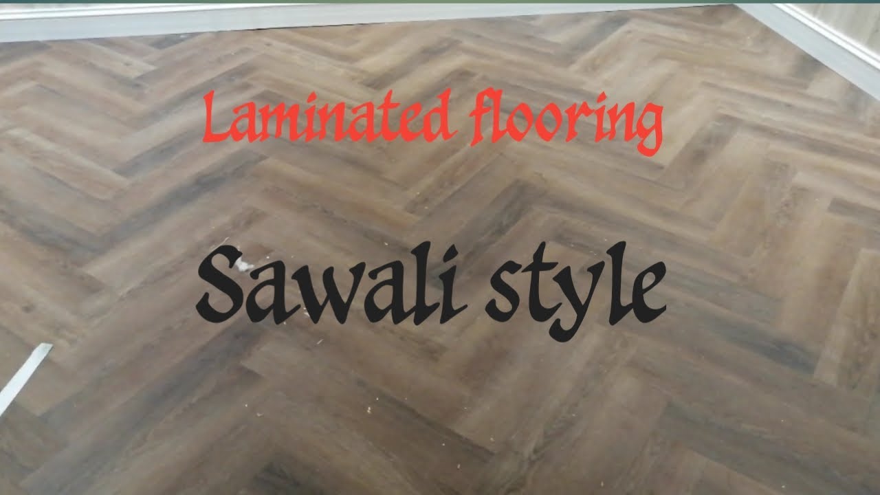 sawali style, laminated flooring - YouTube