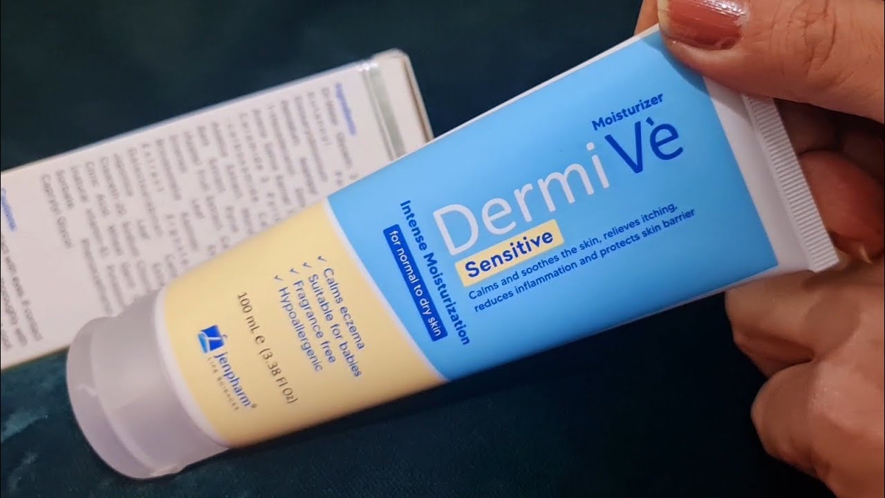 Jenpharm - DermiVe Sensitive Intense Moisturizer (Review) - YouTube